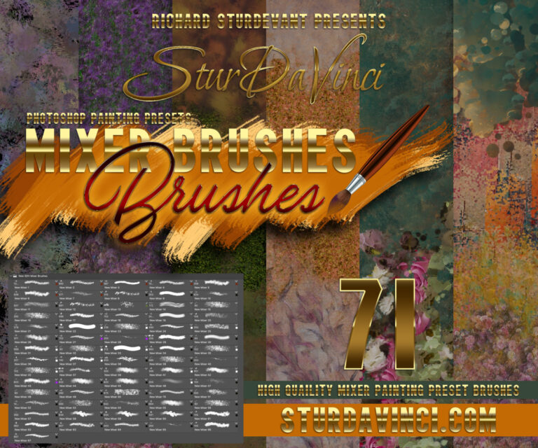 SturDaVinci Art Tools Mixer Brushes