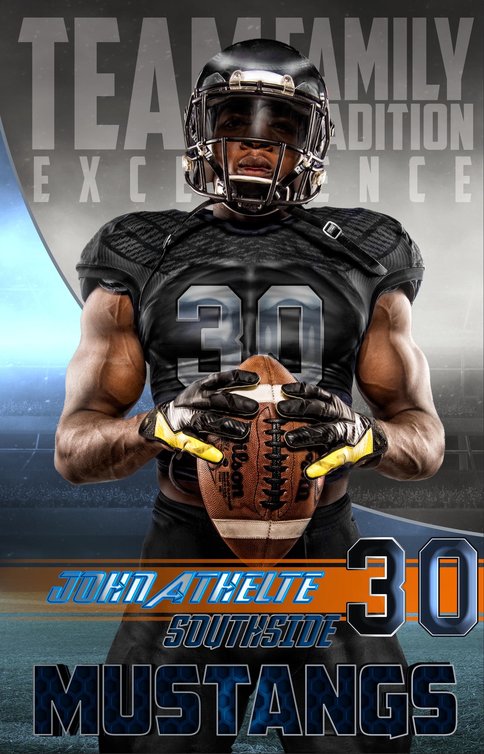 Football Tradition Template Background | SturDaVinci Art Tools